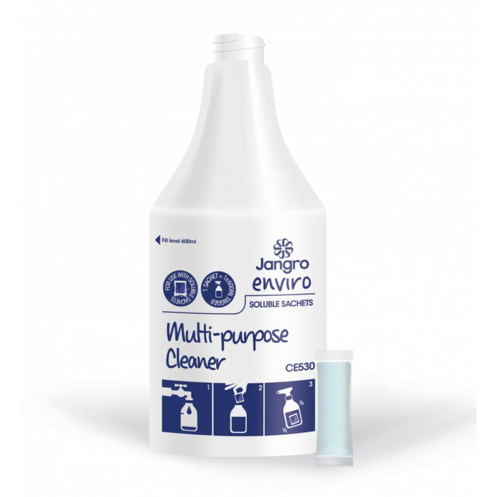 Multi-purpose Cleaner - Spray Bottle & Cleaner Sachet - Jangro Enviro - Avica UK Ltd