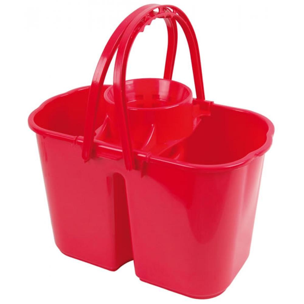 Double Bucket & Wringer - Red - 14L (3 gal) - Avica UK Ltd