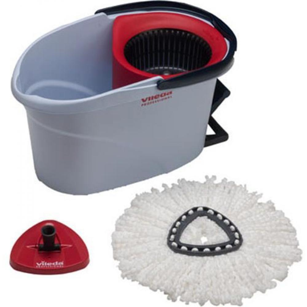 Mop Caddy - Vileda - UltraSpin - Mini Starter Kit - Red - Avica UK Ltd