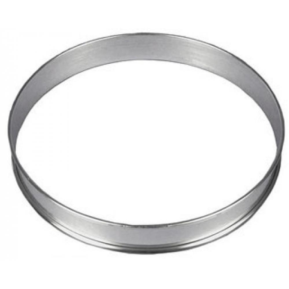 Flan Ring - Plain - Aluminium - 20.3x3.7cm (8x1.5") - Avica UK Ltd