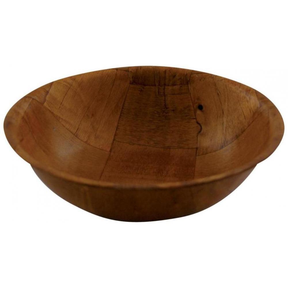 Round Bowl - Wood - Mahogany Finish - 15.2cm (6") - Avica UK Ltd