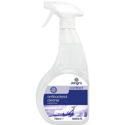 Anti-bacterial Cleaner - Unperfumed - Jangro Contract - 750ml Spray - Avica