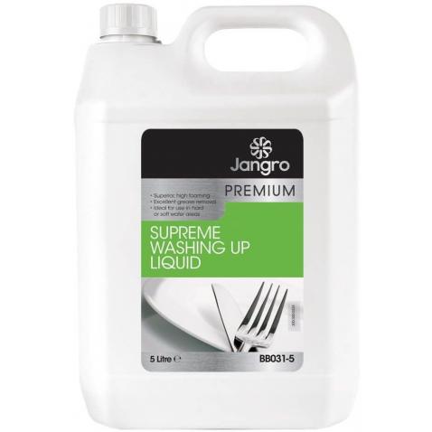 Hand Dish Washing Up Liquid - Jangro - Supreme - 5L - Avica