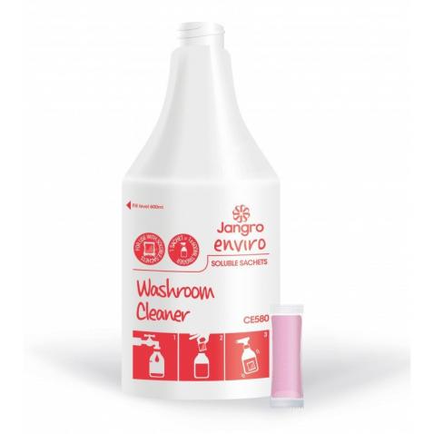 Washroom Cleaner - Spray Bottle & Cleaner Sachet - Jangro Enviro - Avica