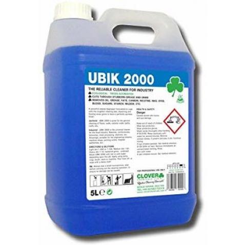 Cleaner & Degreaser Concentrate - Universal - Clover - Ubik 2000 - 5L ...