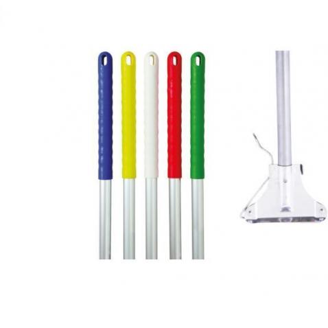 Mop Handle - Epoxy Coated Steel - Heavy Duty - Kentucky - Blue - 137cm ...