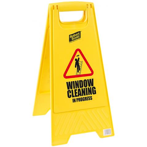 Floor Sign - Window Cleaning In Progress - A Frame - Avica